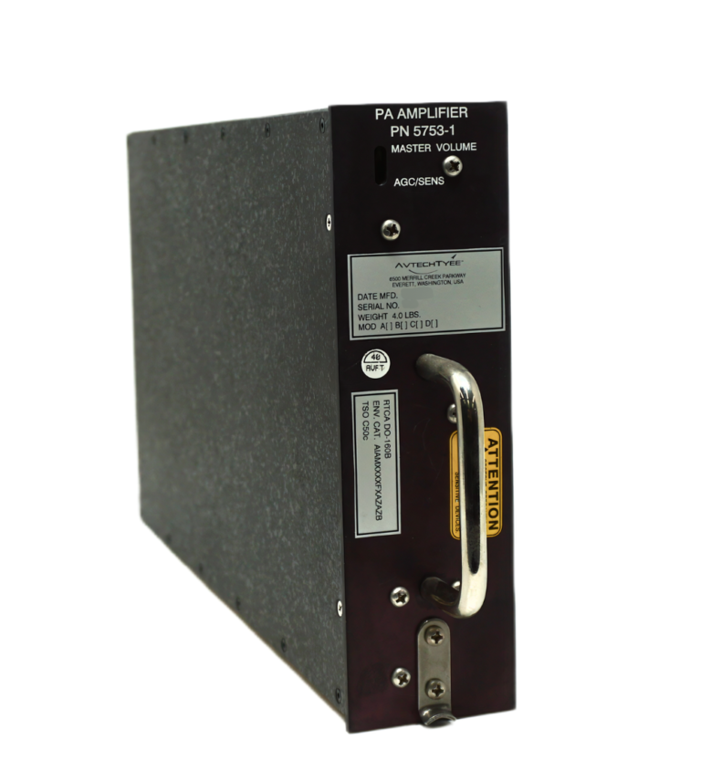 Aircraft Passenger Address Amplifiers - AvtechTyee
